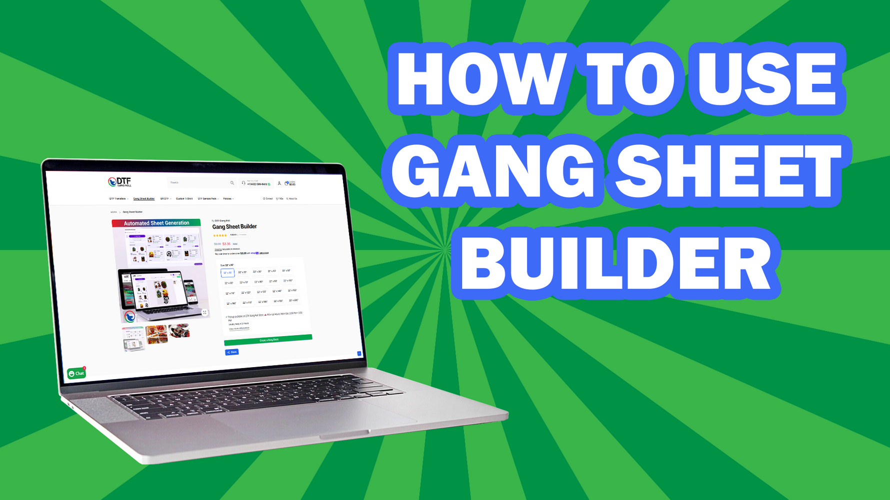 Gang Sheet Builder For Custom Layouts | DTF Gang Roll